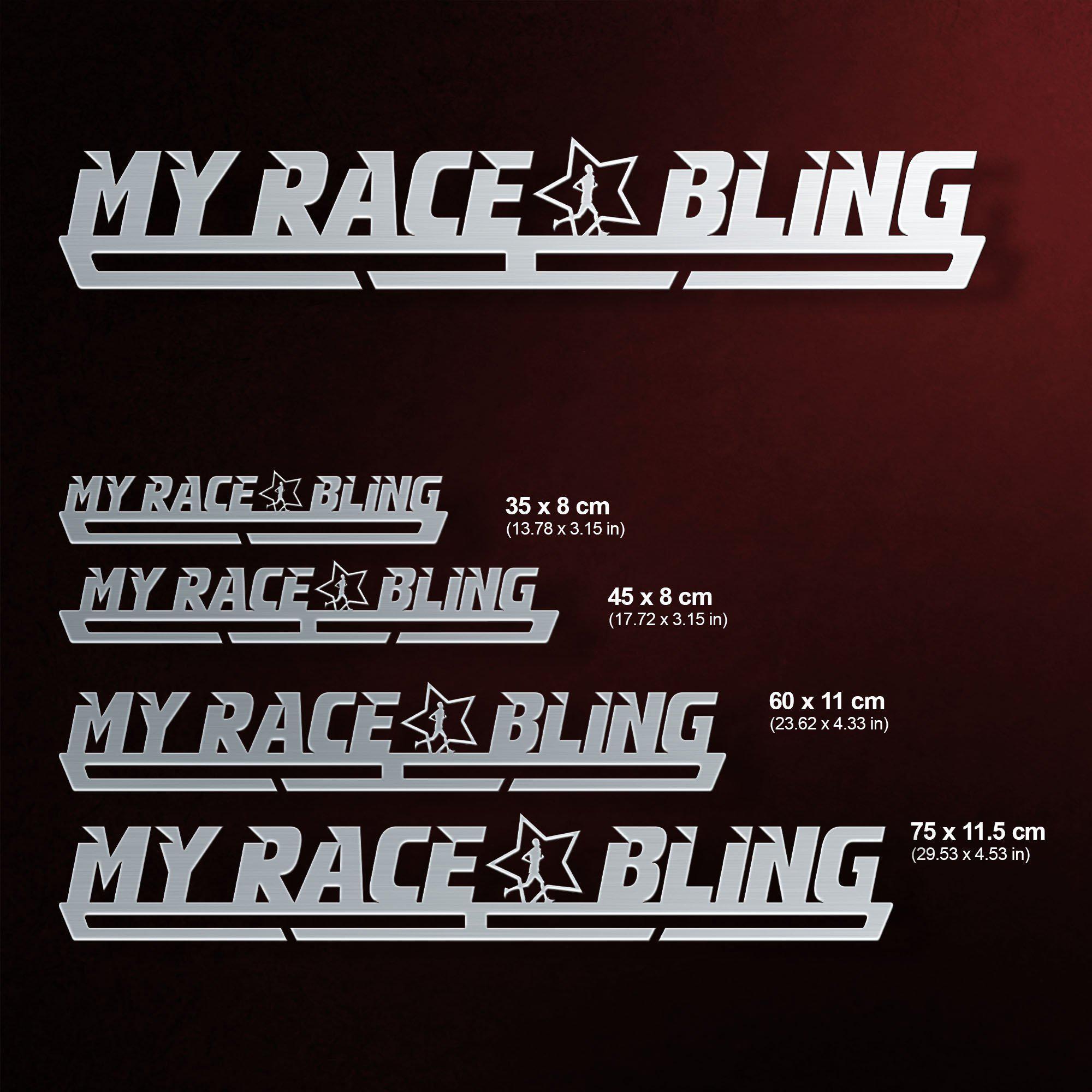 My Race Bling Medal Hanger Display MALE